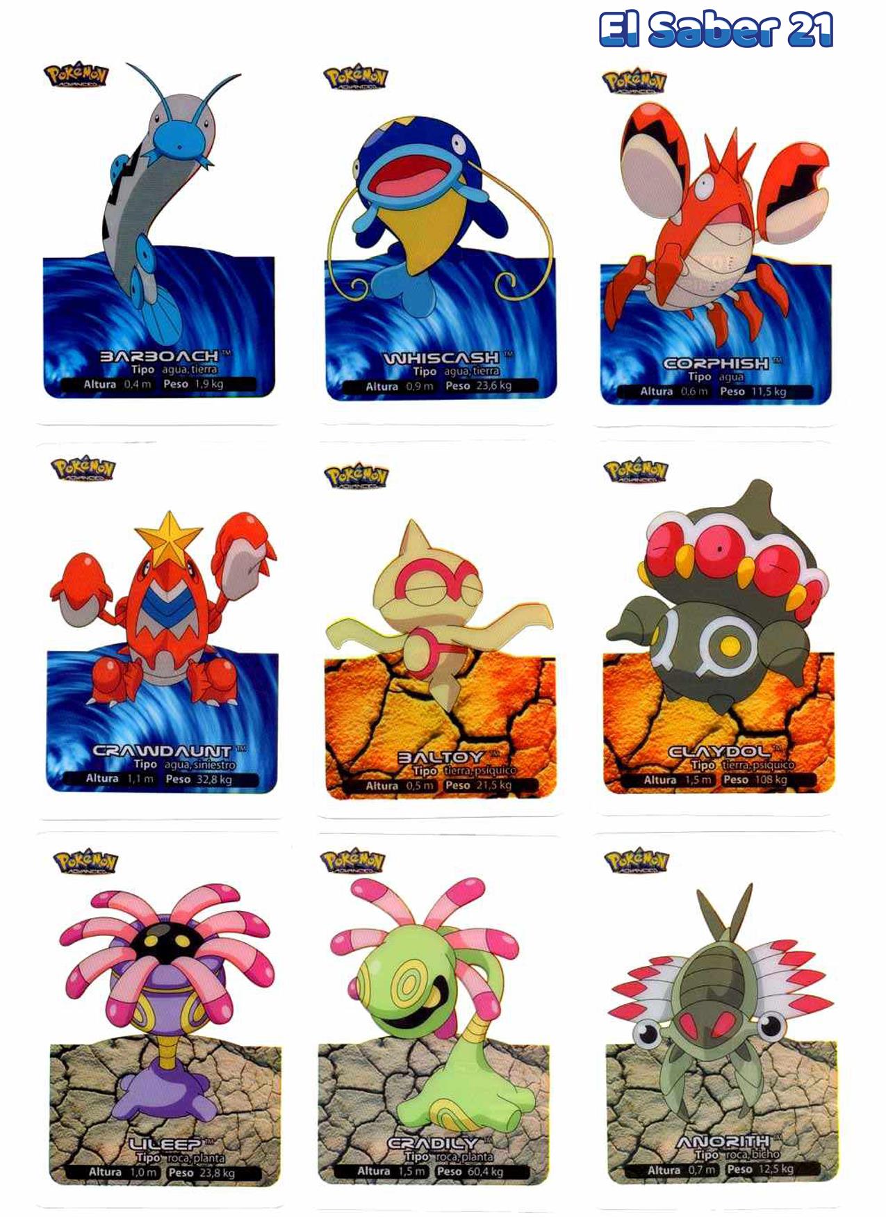 Pokémon – Colección de Lamincards | El Saber 21