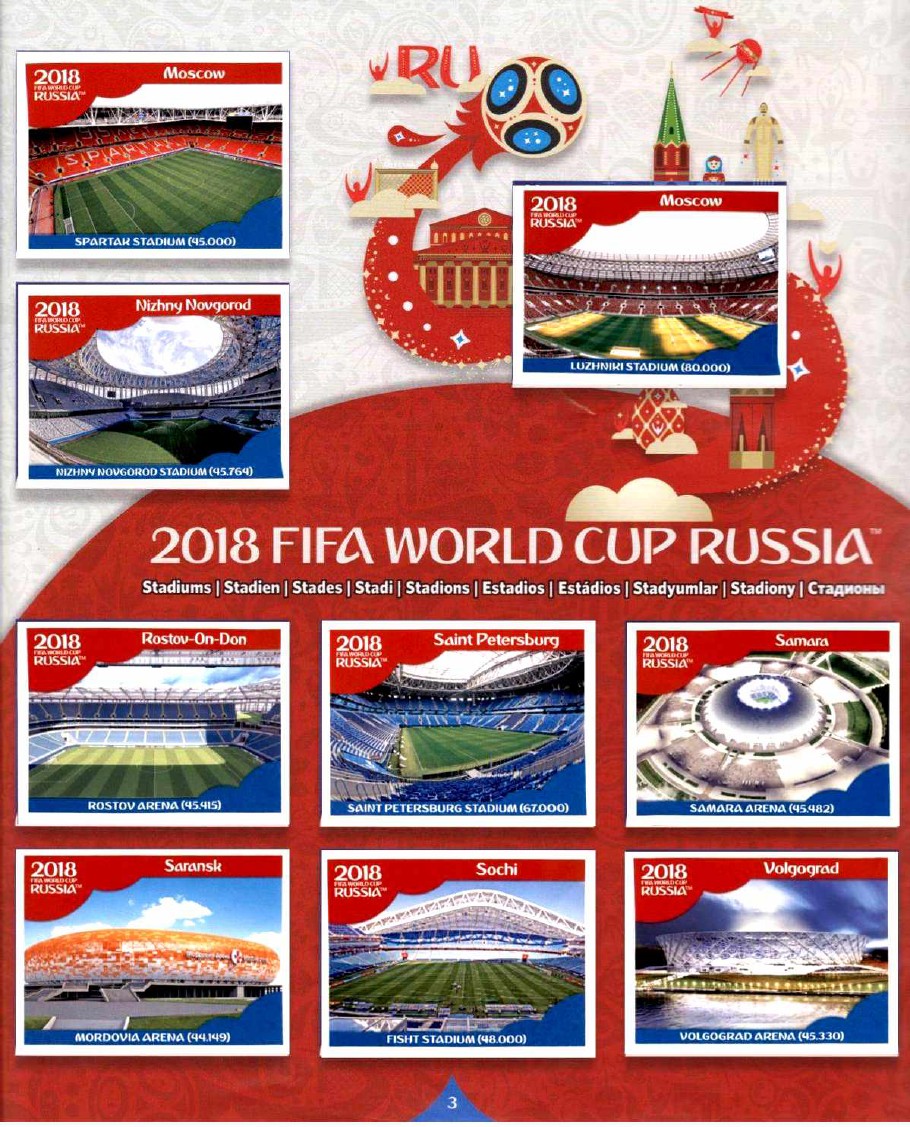 Álbum Copa Mundial de Fútbol de 2018 – Panini [Edición Alemana] | ElSaber21