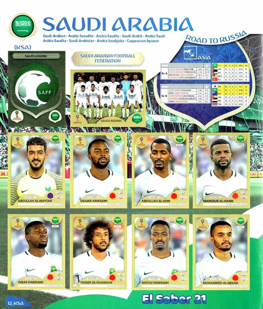 Álbum Copa Mundial de Fútbol de 2018 – Panini [Suiza – Gold Edition ...