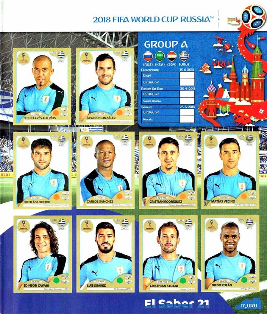 Álbum Copa Mundial de Fútbol de 2018 – Panini [Suiza – Gold Edition ...