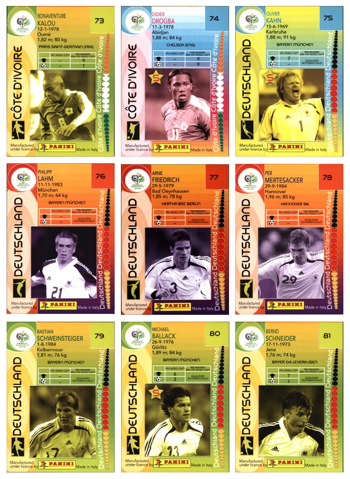 Trading Cards Copa Mundial Alemania 2006 – Panini [Adrenalyn XL] | El ...