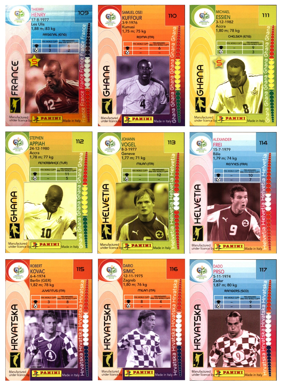 Trading Cards Copa Mundial Alemania 2006 – Panini [Adrenalyn XL ...