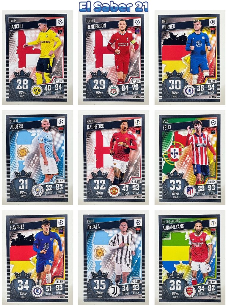 Colección de Match Attax 101 2020-21 – Topps – El Saber 21