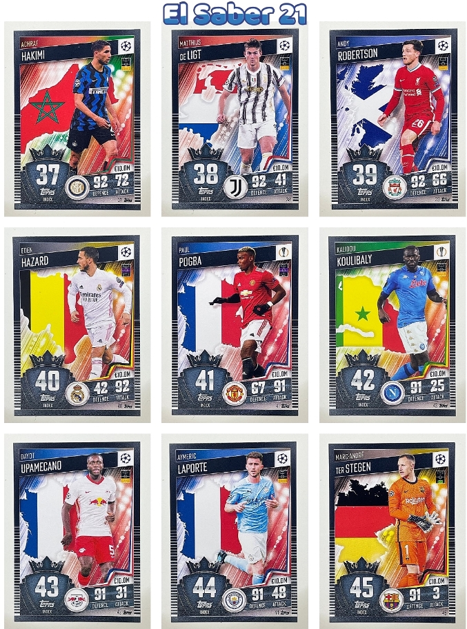 Colección de Match Attax 101 2020-21 – Topps – El Saber 21