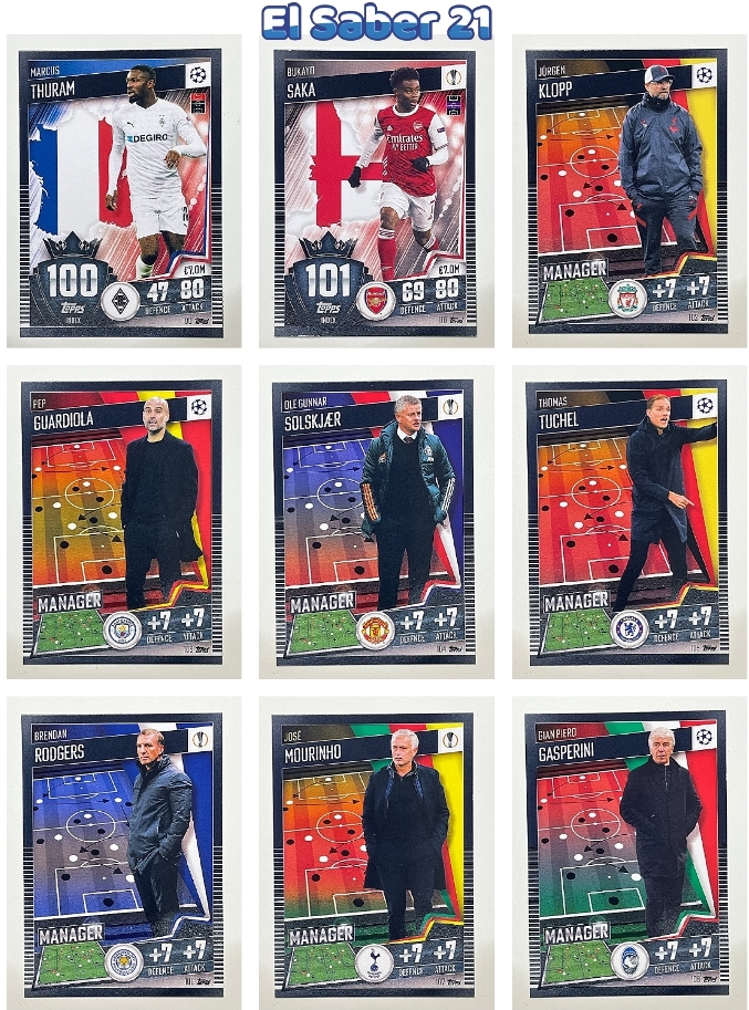Colección de Match Attax 101 2020-21 – Topps – El Saber 21