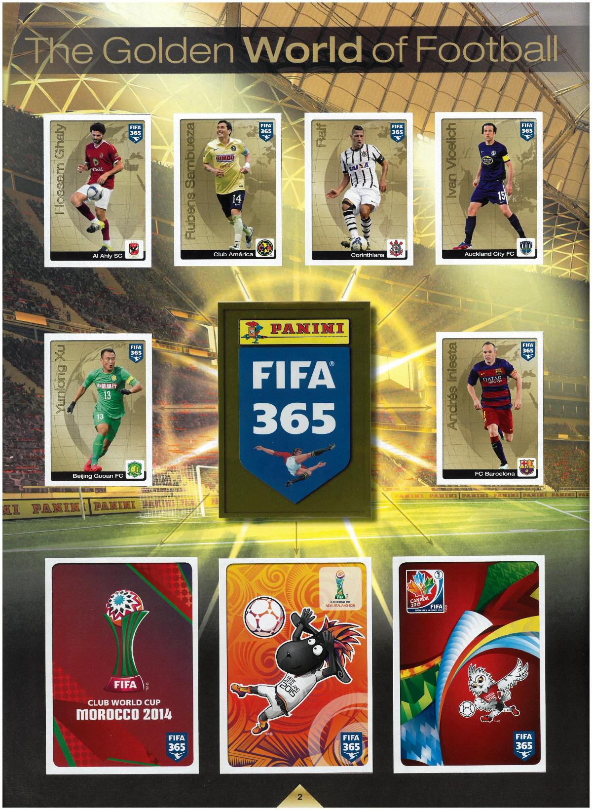 Álbum Panini FIFA 365: 2016 - Stickers | El Saber 21