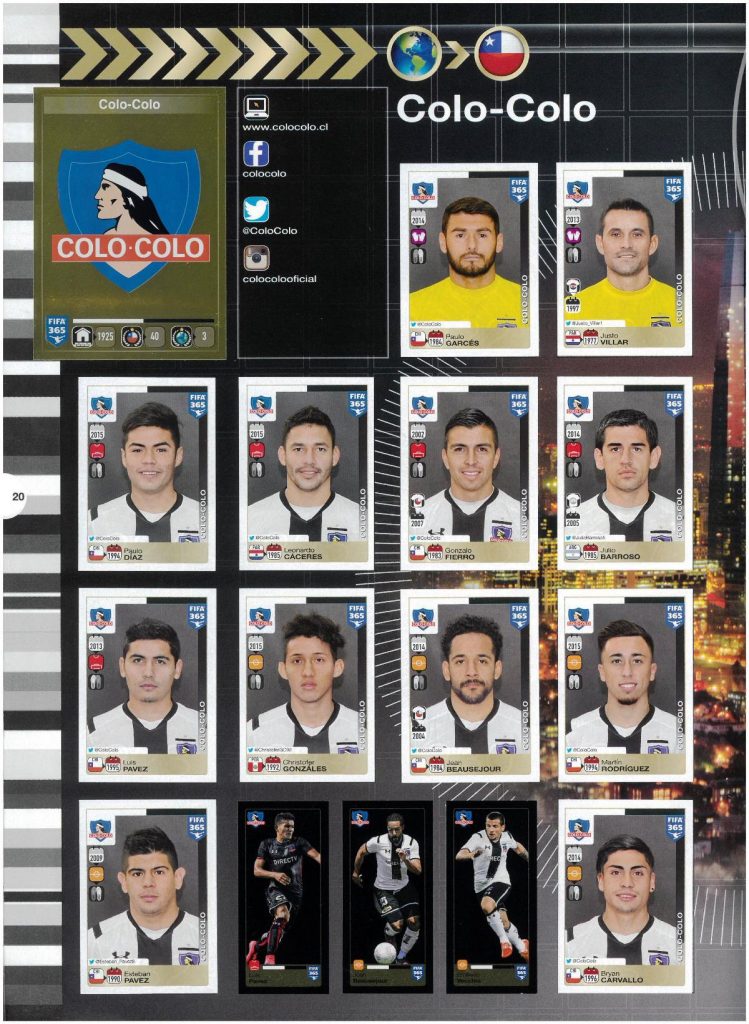 Álbum Panini FIFA 365: 2016 - Stickers | El Saber 21