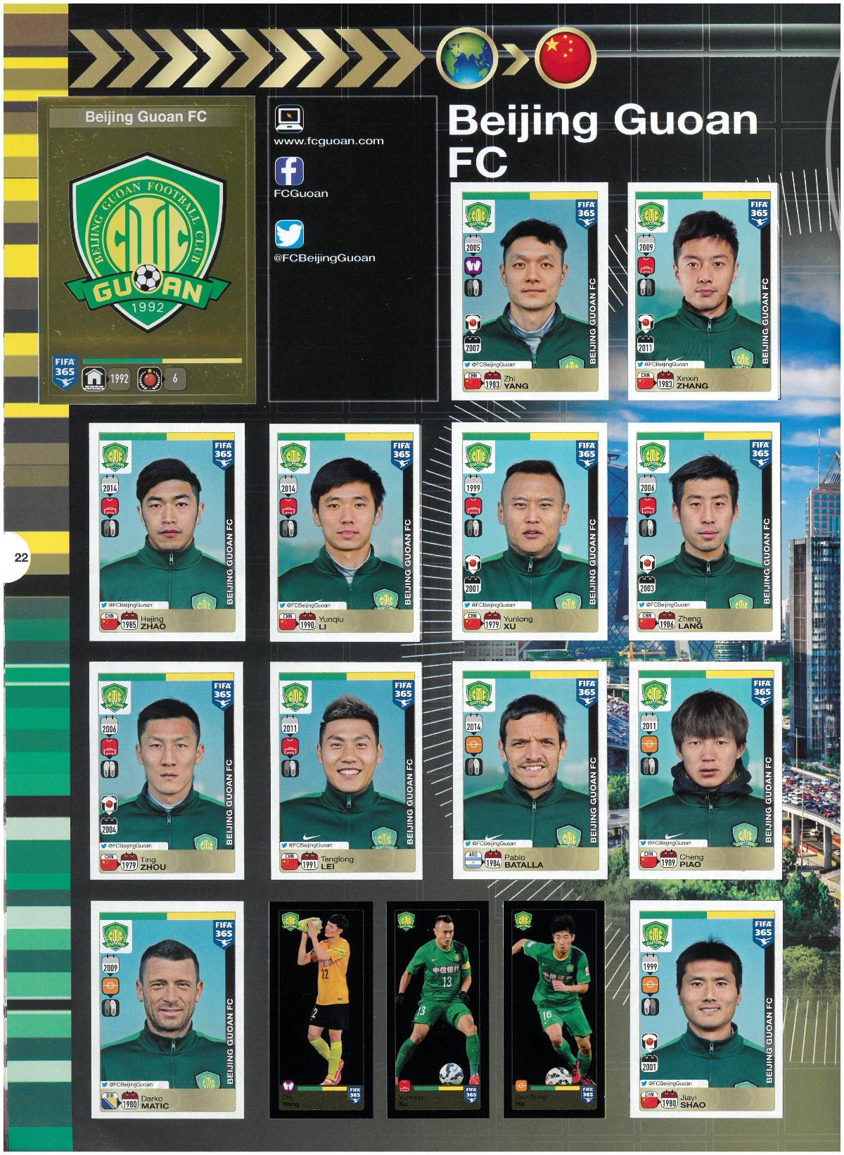 Álbum Panini FIFA 365: 2016 - Stickers | El Saber 21