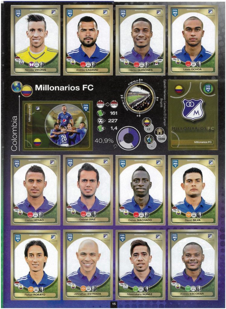 Álbum Panini FIFA 365 2017 - Stickers | ElSaber21