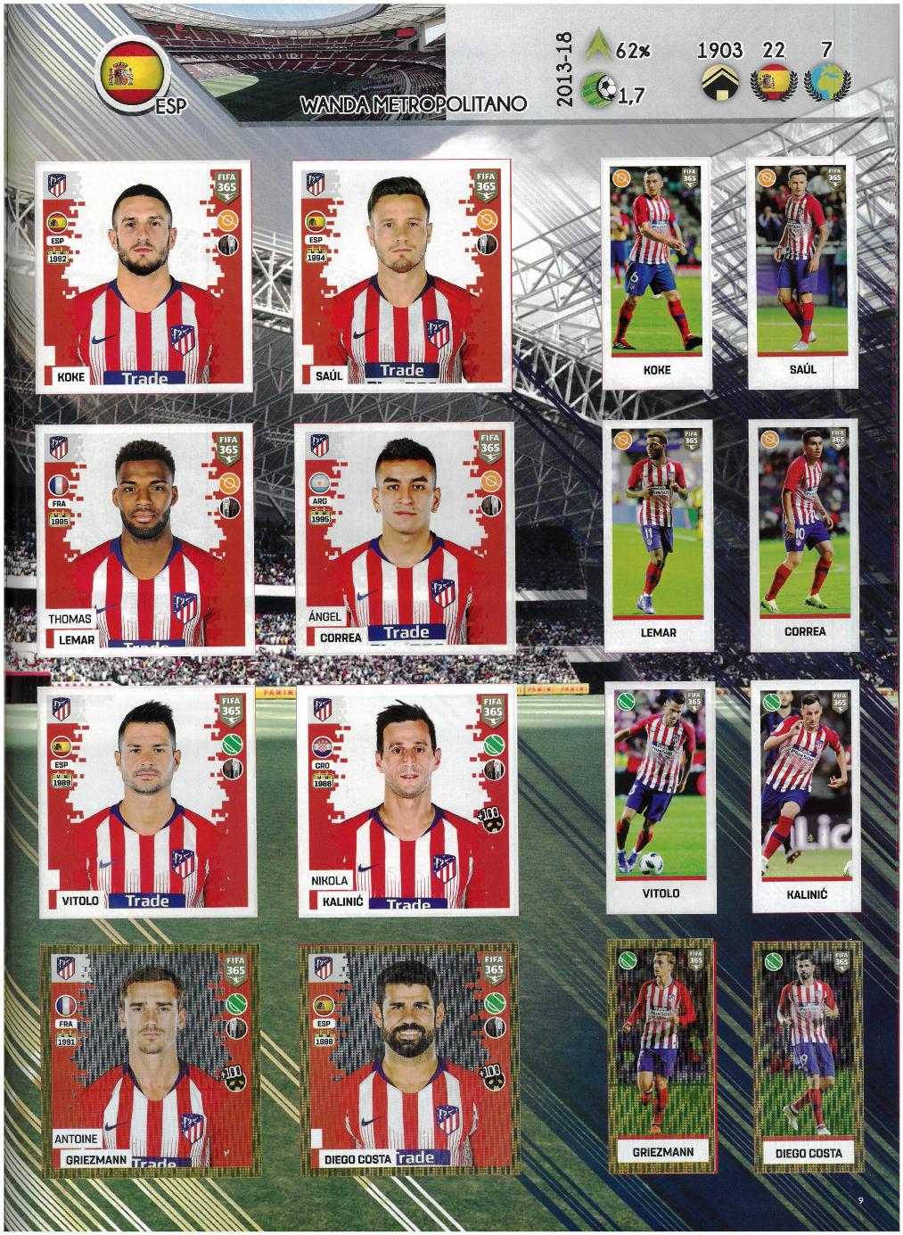 Álbum Panini FIFA 365 2019 Stickers | El Saber 21