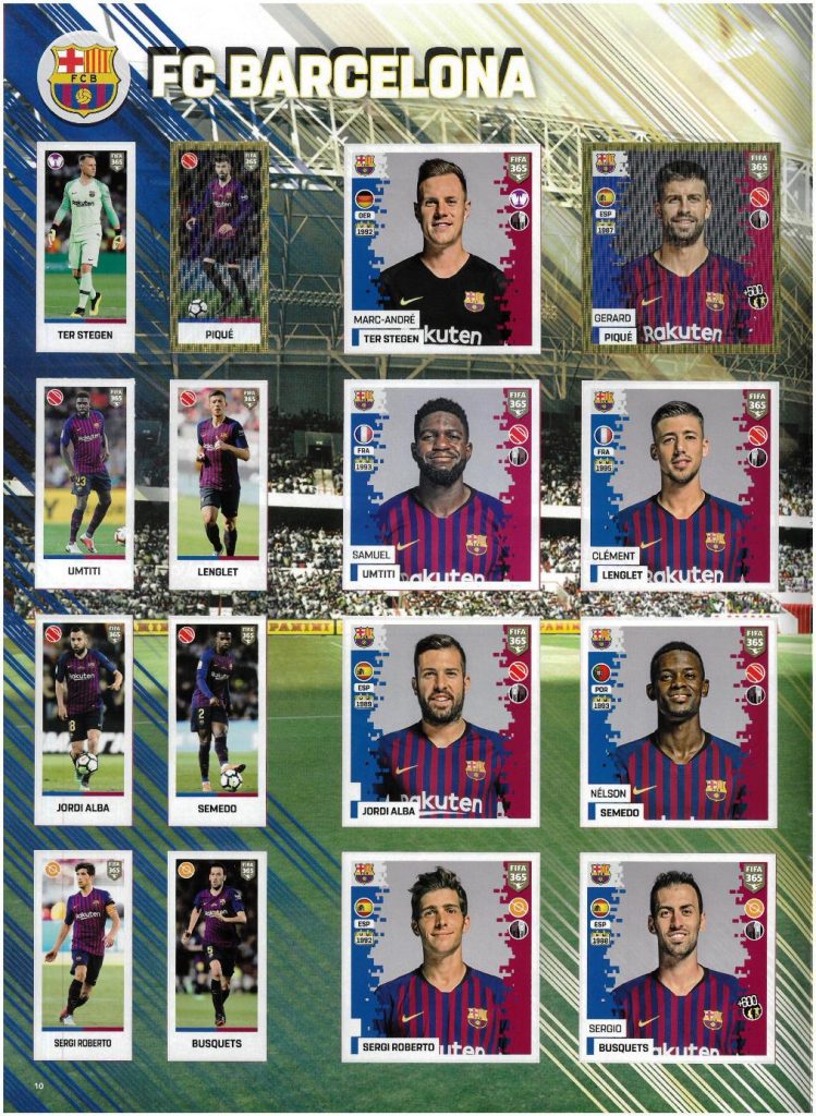 Álbum Panini FIFA 365 2019 Stickers | El Saber 21