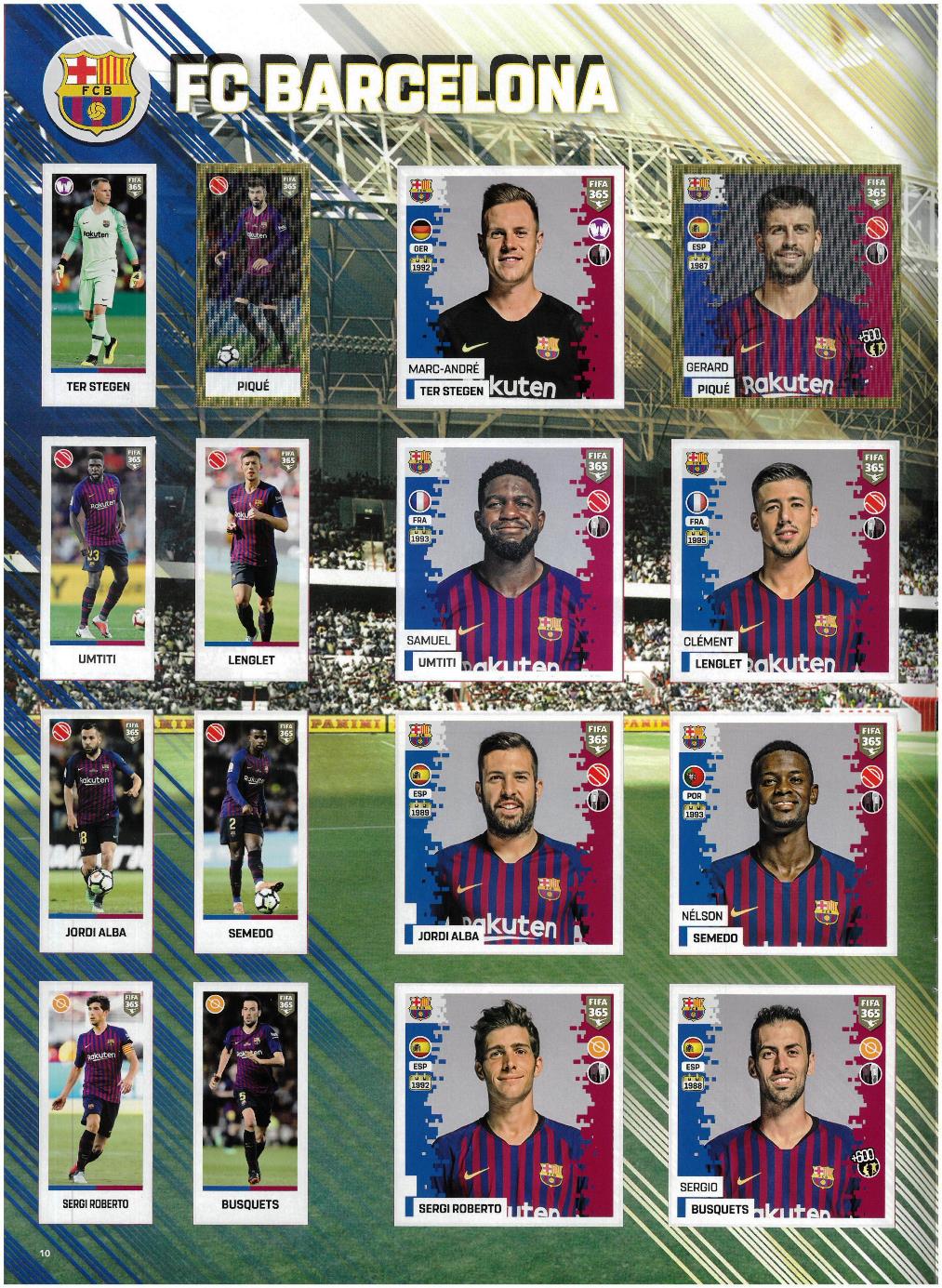 Álbum Panini FIFA 365 2019 Stickers | El Saber 21