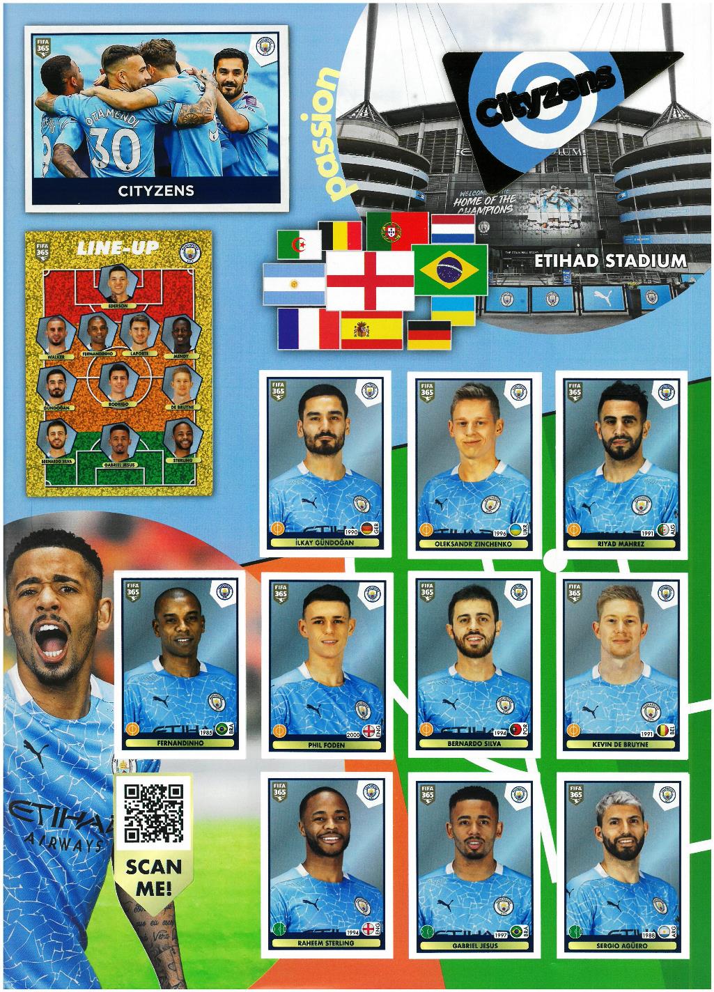 Álbum Panini FIFA 365 2021 - Stickers | El Saber 21