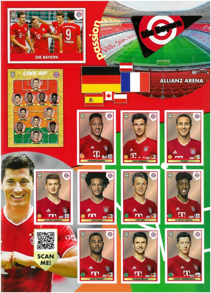 Álbum Panini FIFA 365 2021 - Stickers | El Saber 21