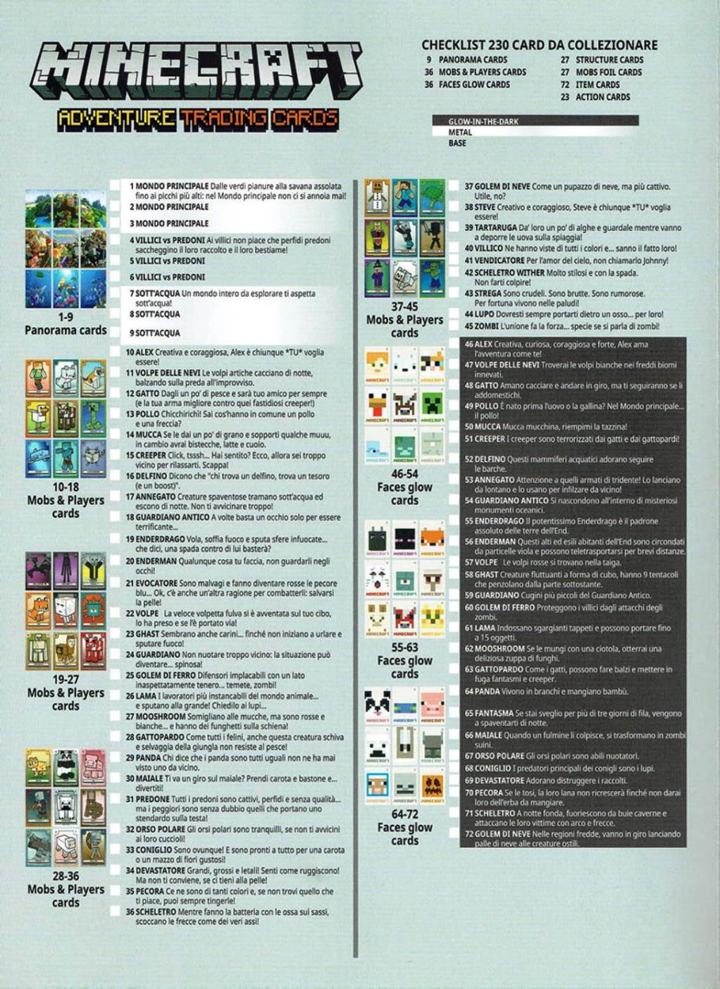 Minecraft Adventure Trading Cards 2021 - Panini | ElSaber21