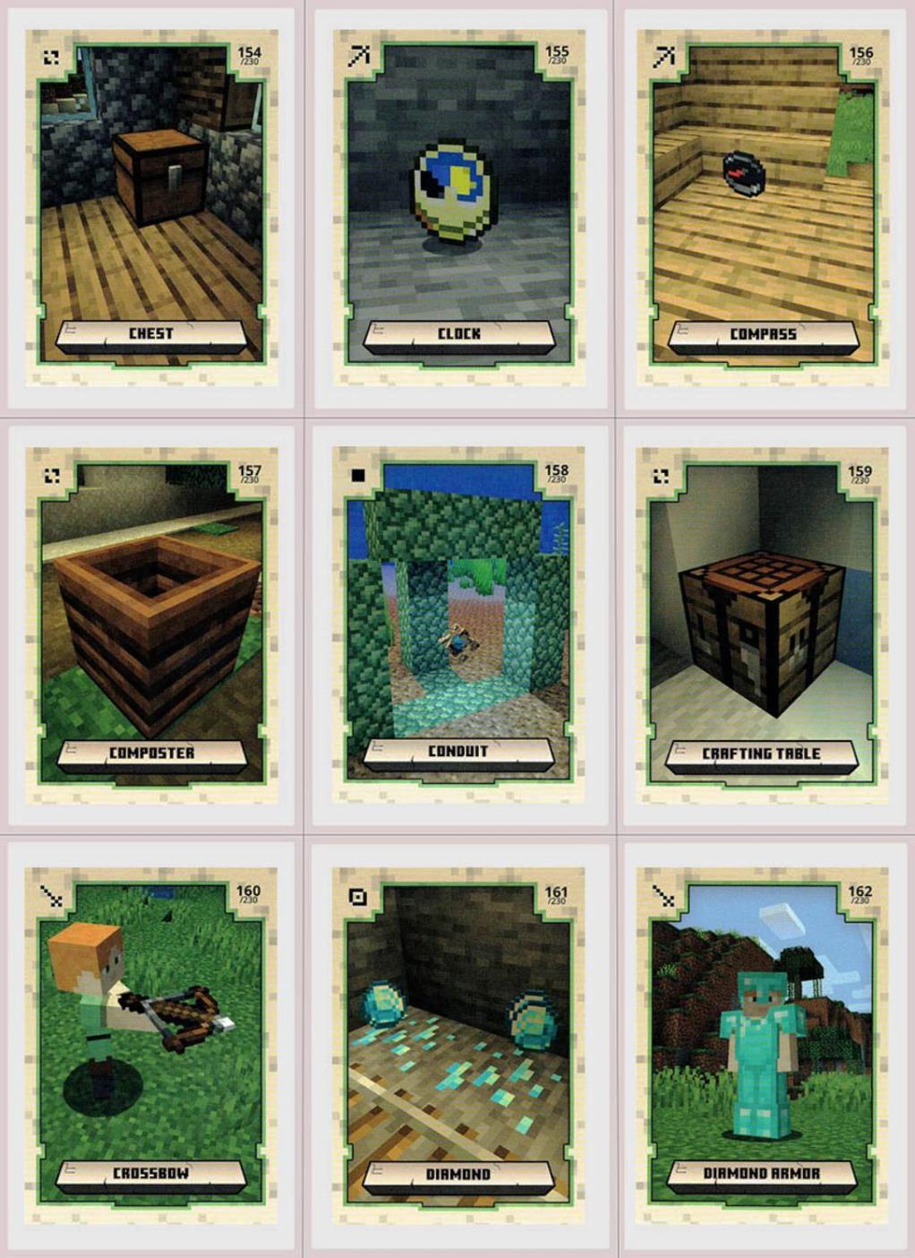 Minecraft Adventure Trading Cards 2021 - Panini | ElSaber21