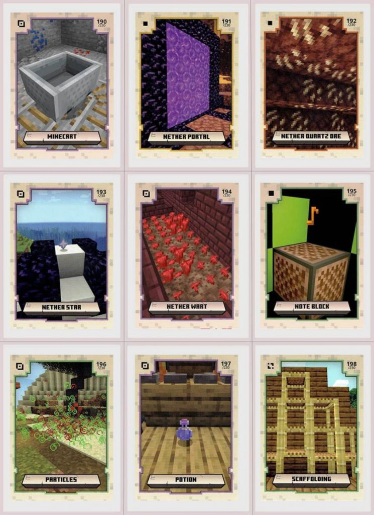 Minecraft Adventure Trading Cards 2021 - Panini | ElSaber21