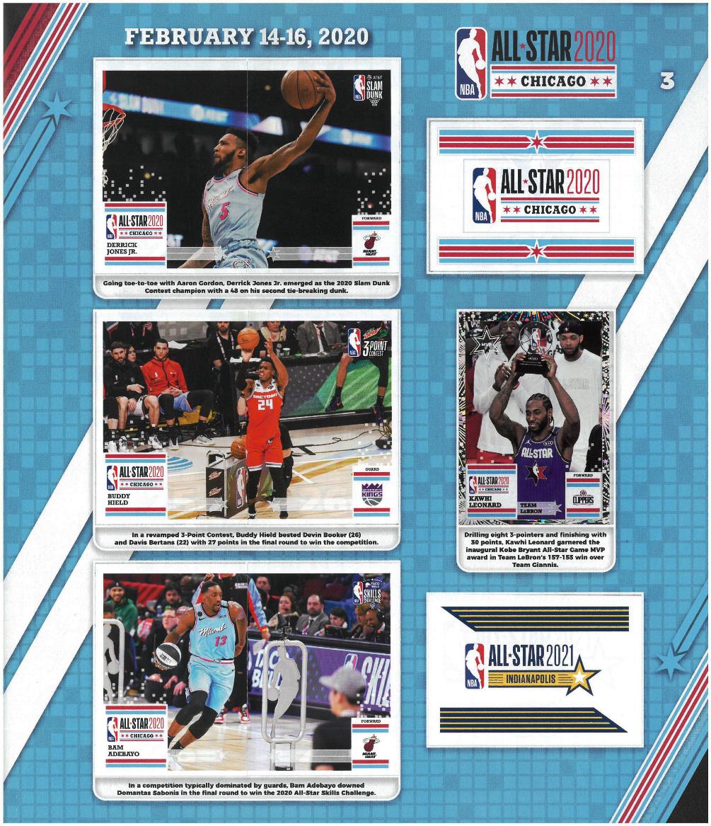 Álbum Panini NBA Basketball 2019-2020 – El Saber 21