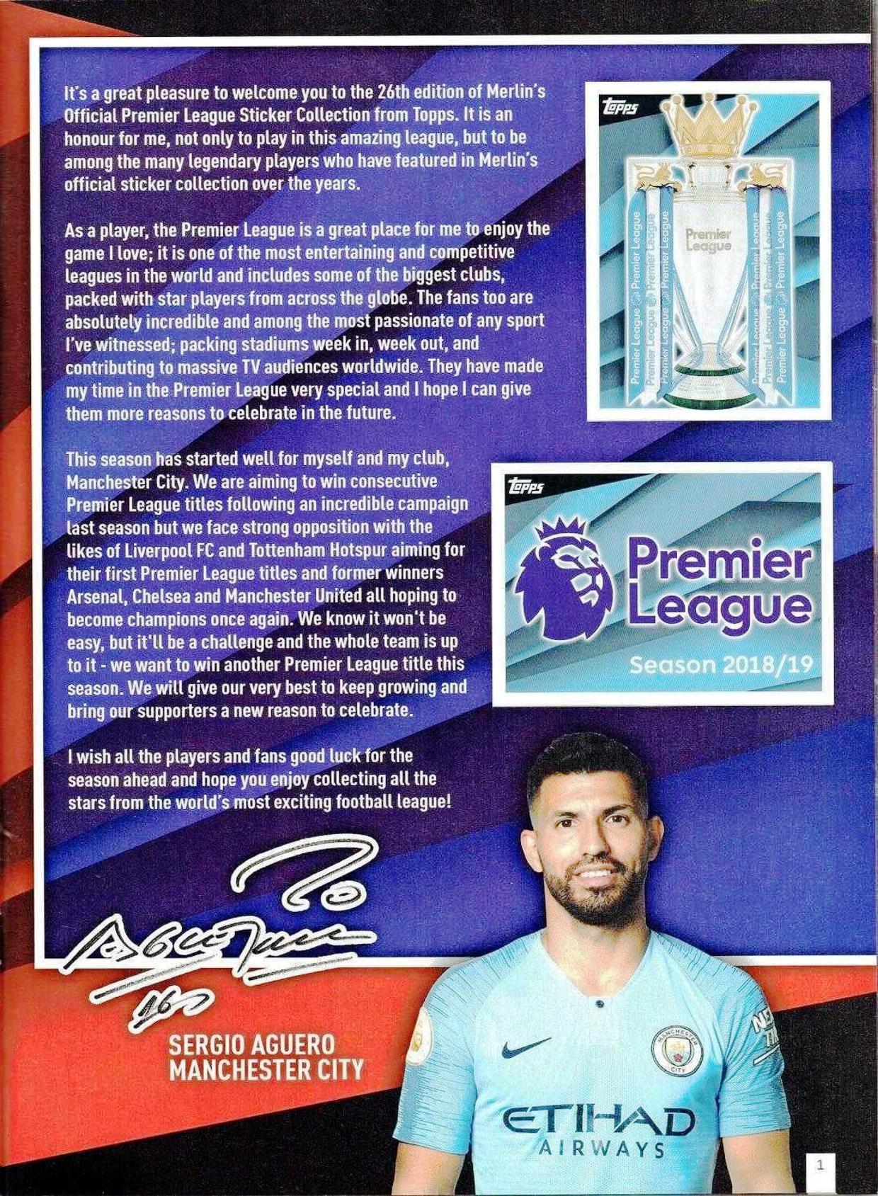 Álbum Sticker Premier League 2019 – Topps | El Saber 21