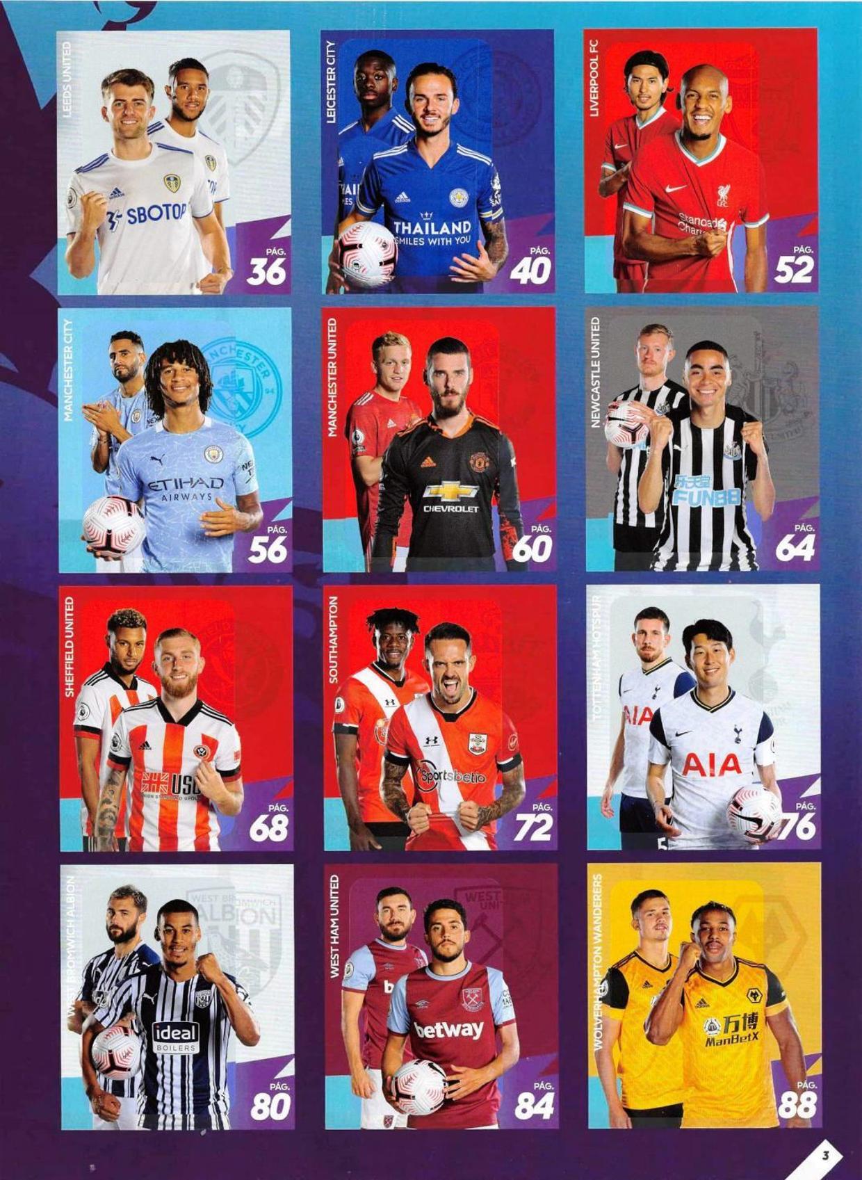 Álbum Sticker Premier League 2021 – Panini | El Saber 21