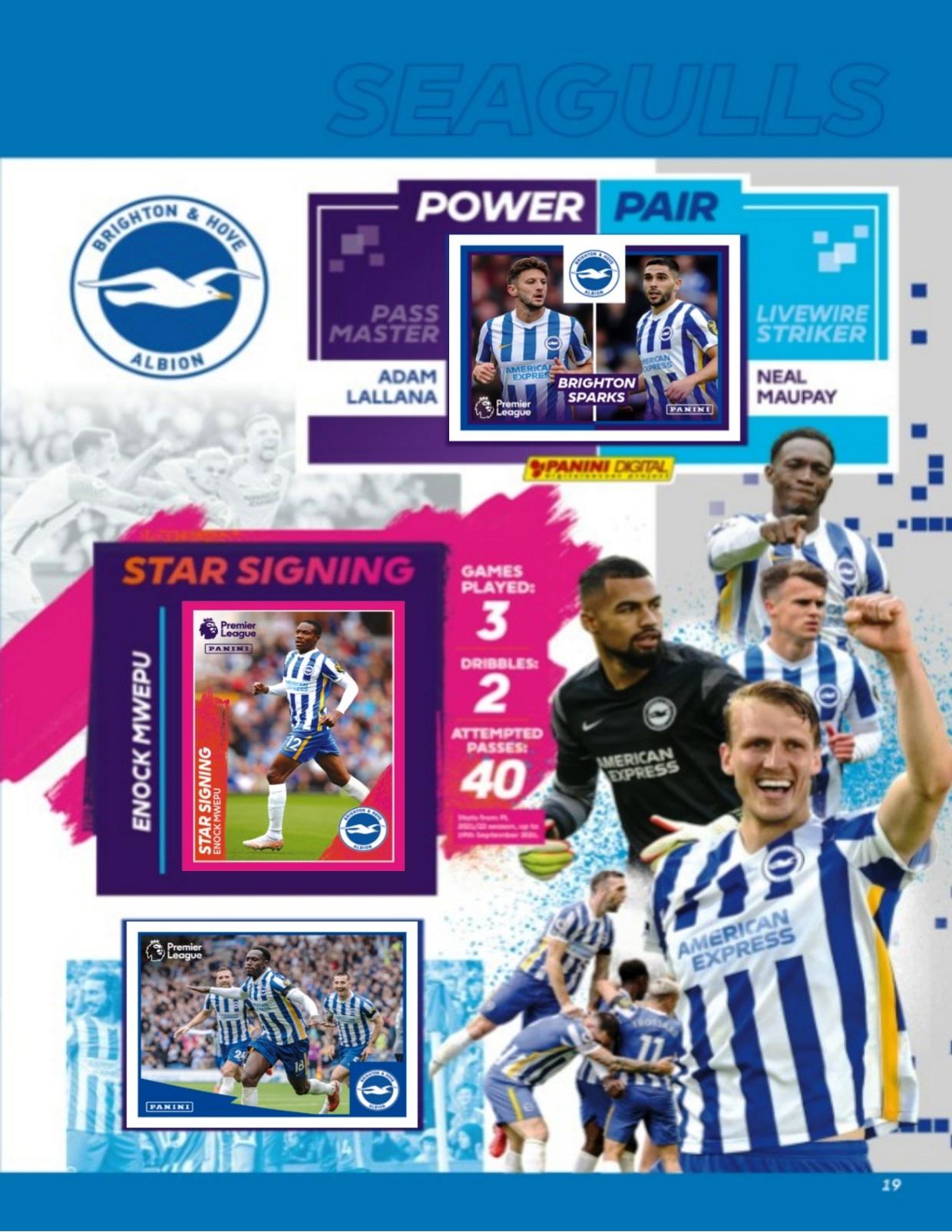 Álbum Sticker Premier League 2022 – Panini | El Saber 21