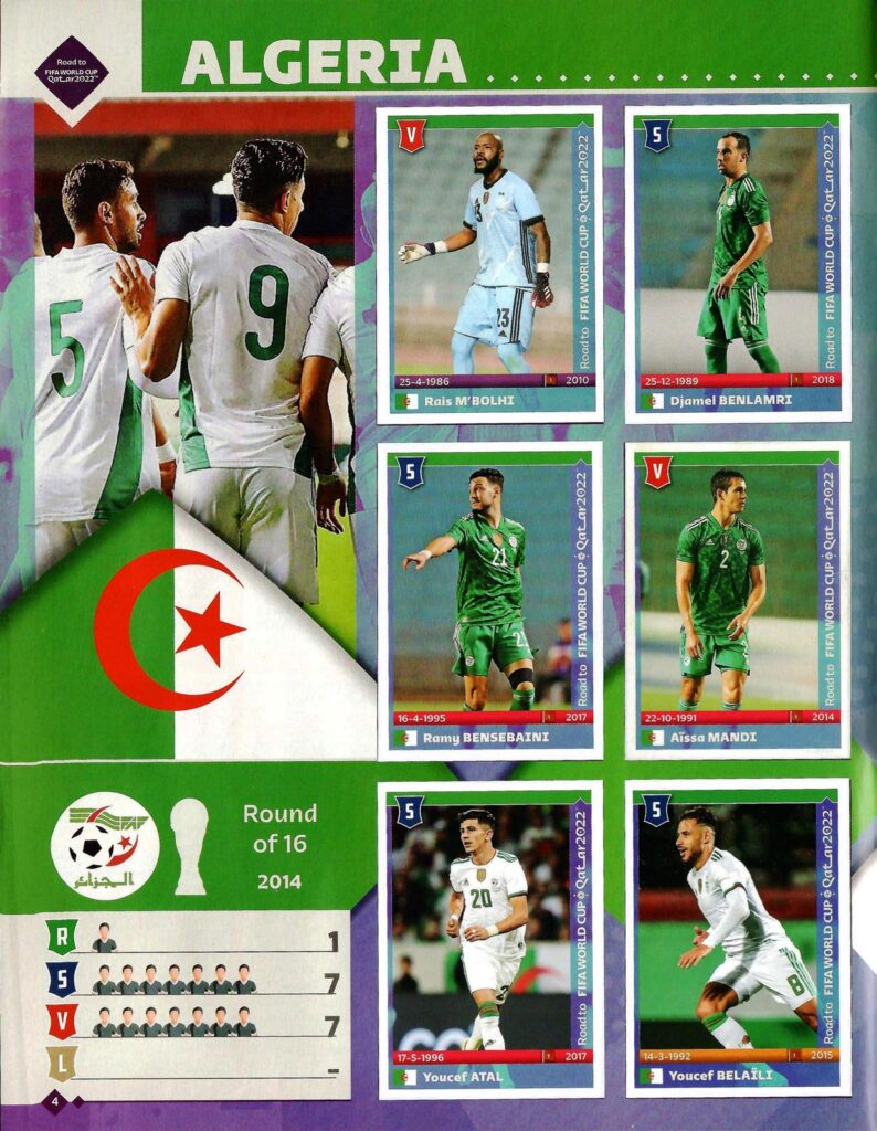 Álbum Road to Fifa World Cup Qatar 2022 – Panini | ElSaber21